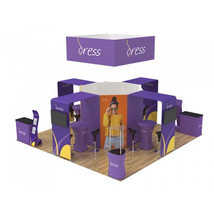 20x20ft Custom Trade Show Booth Display 05