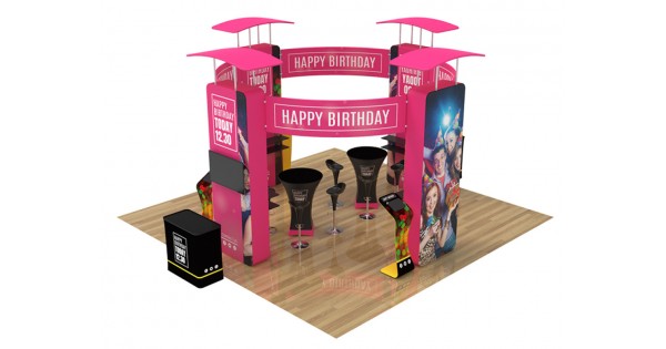 20x20ft Custom Trade Show Booth Display A